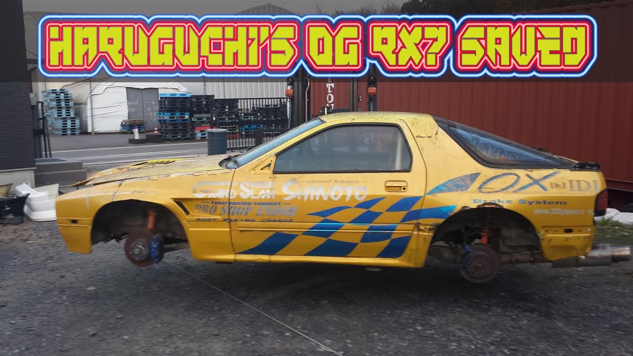 JDM Haruguchi RX7 Recovered - Win a set of SSR Koenig Wheels - YouTube