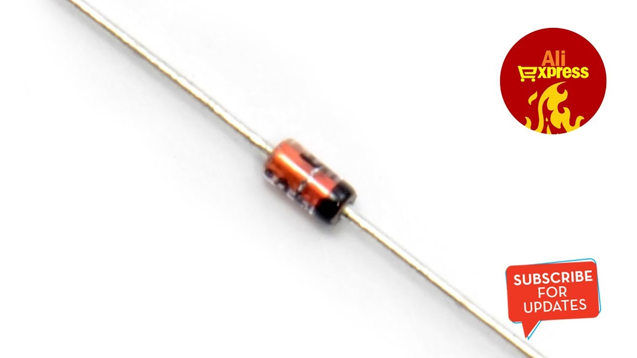 1N914 small signal fast switching diode - Aliexpress unboxing (Quick ...