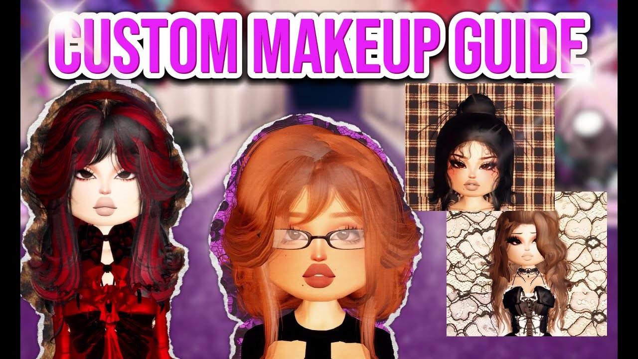 How YOU can USE CUSTOM MAKEUP in DRESS TO IMPRESS! (Makeup Tutorial ...