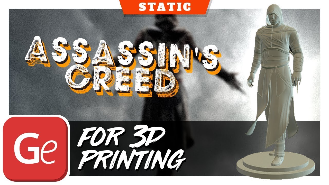 Assassin's Creed Model for 3D Printing | Static Model - YouTube