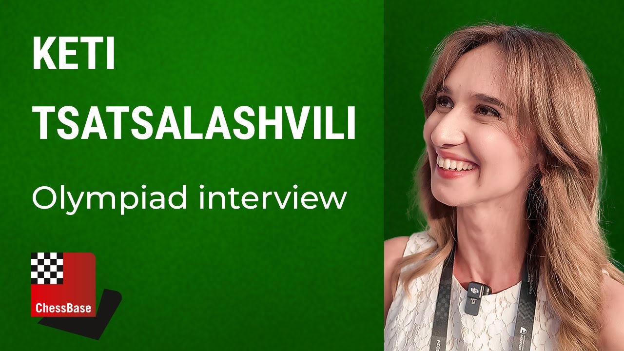 Keti Tsatsalashvili - I used ChessBase as a diary! - YouTube