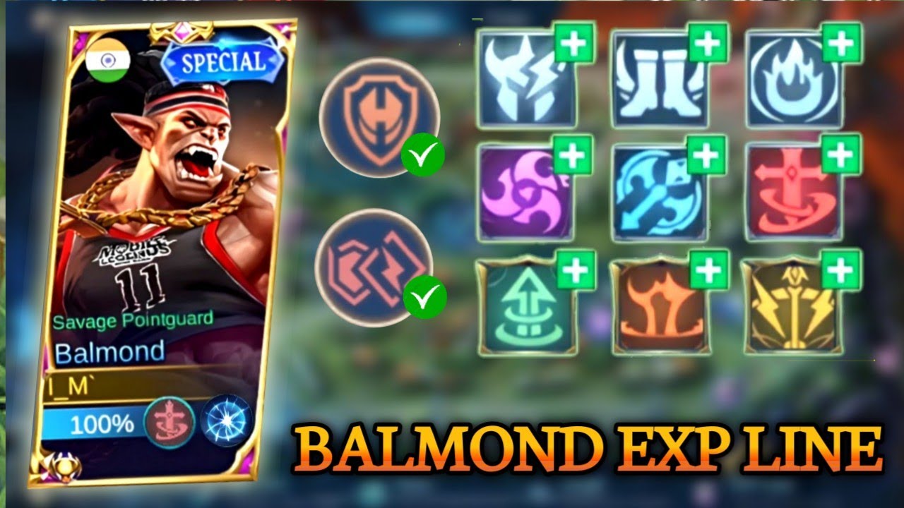 EMBLEM SET BALMOND EXP LINE TERLALU KUAT DI LANING PHASE MELAWAN SUN ...
