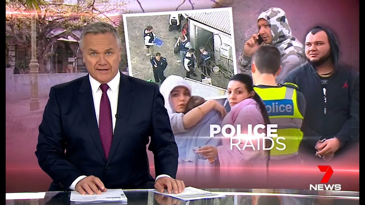 Nine + Seven News. Muslim Crime Raid Linked To African Gangs.(Brunswick ...