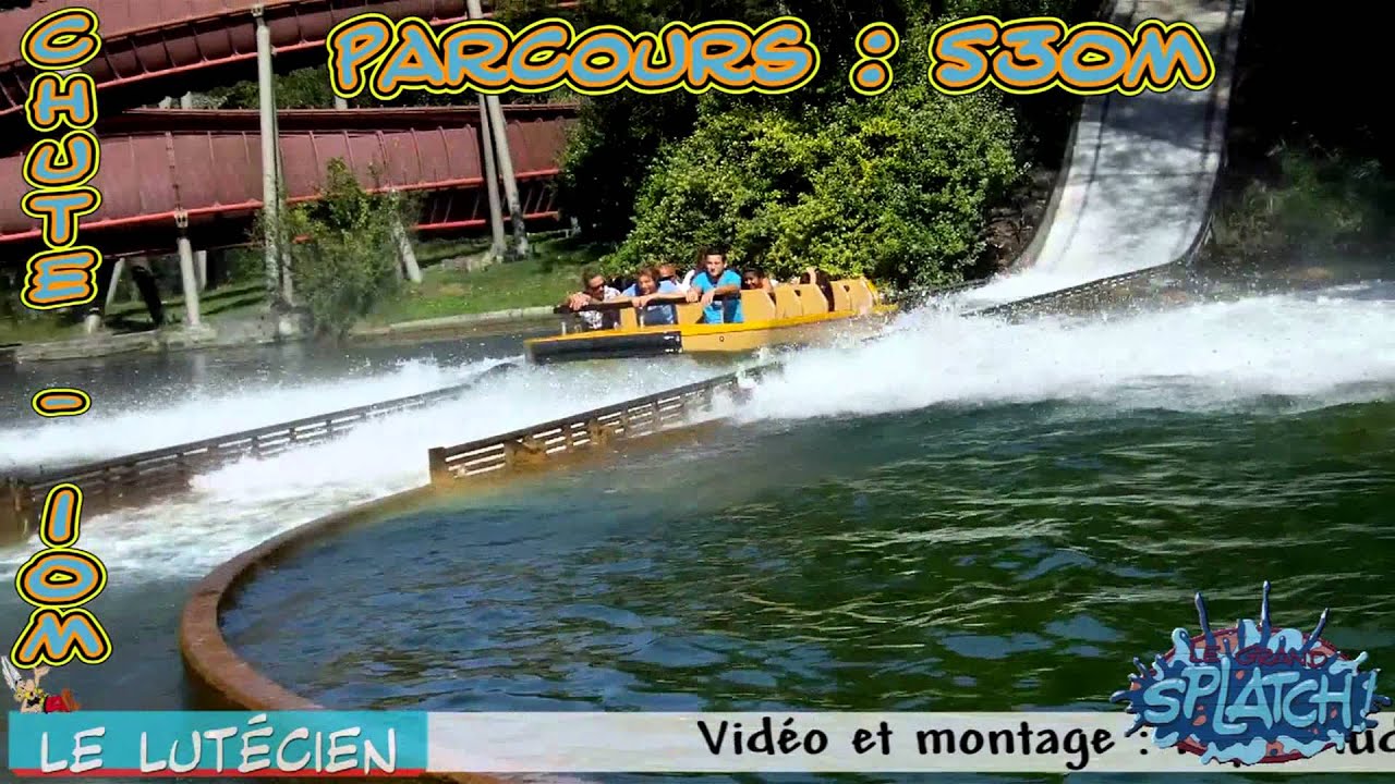 Descente Grand Splatch - Parc Astérix - Zone Gauloise - YouTube