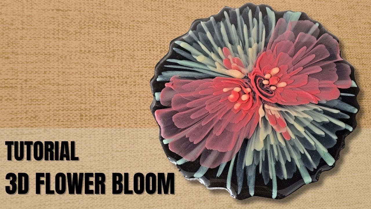 3D FOUR BLOOMS Tutorial - Delicate Flower Petals - YouTube