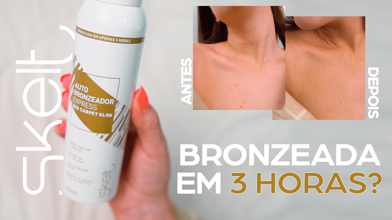 Bronzeada em 3 horas? Tudo sobre o AUTOBRONZEADOR EXPRESS SKELT - YouTube