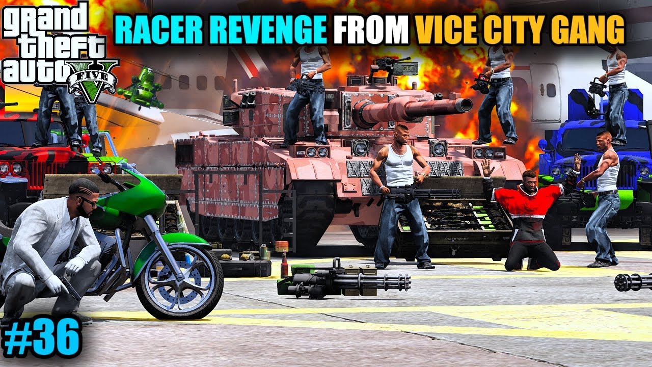 RACER REVENGE FROM VICE CITY GANG- GTA 5 Gameplay #36 #gta #shorts # ...