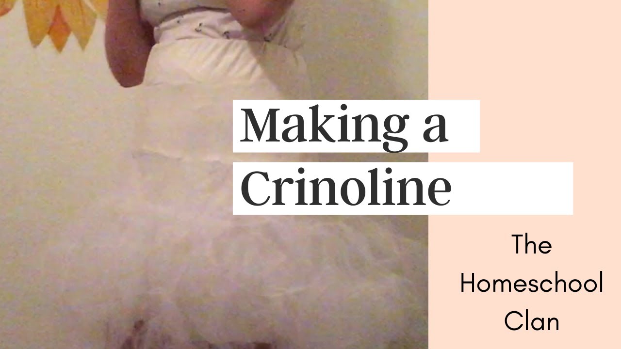 Making a Crinoline - YouTube
