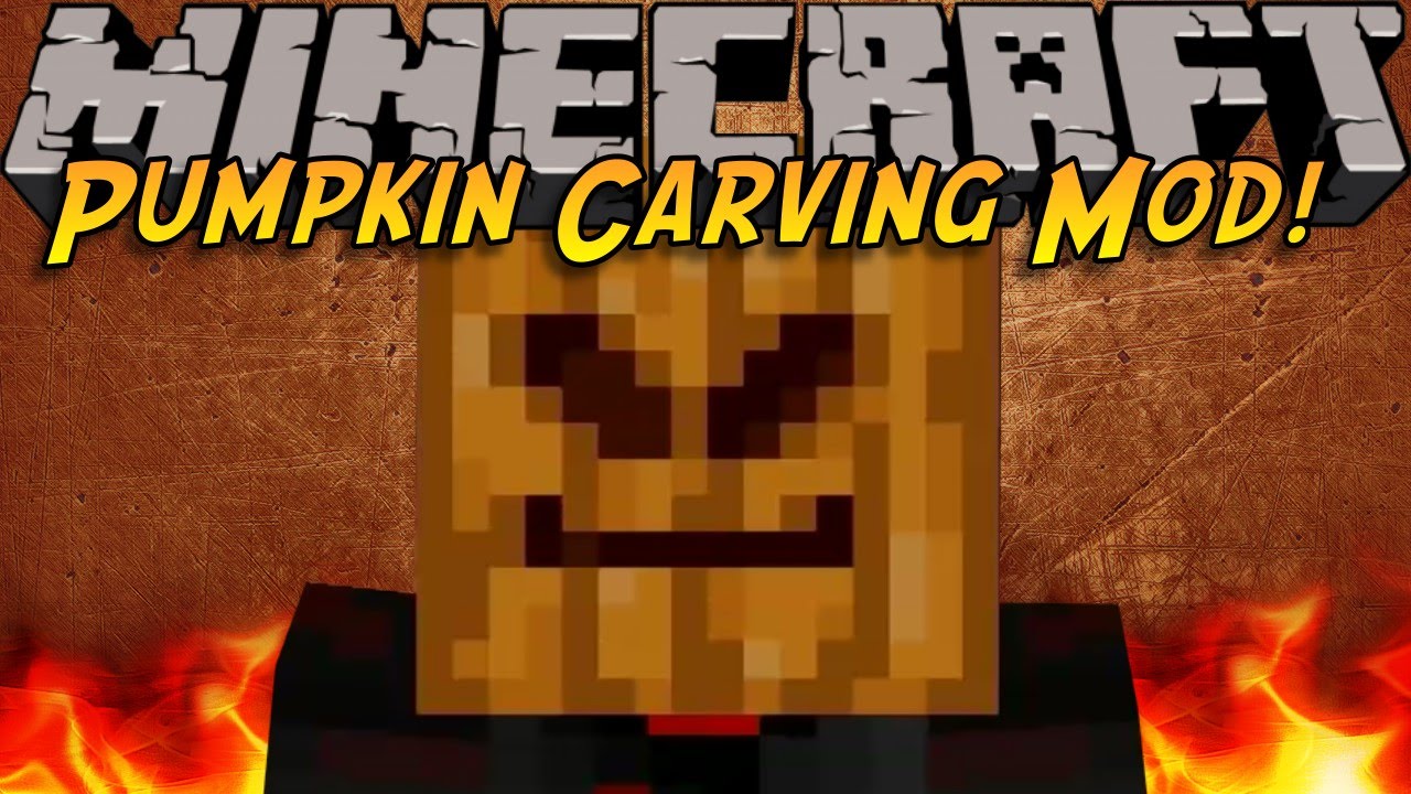 Minecraft Mod Showcase: Pumpkin Carving! (Decorate for Halloween ...