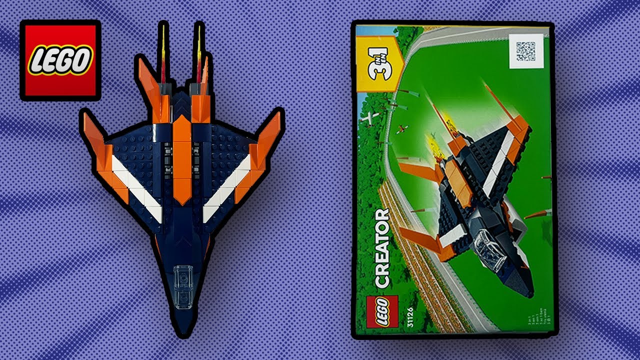 LEGO Creator 3-in-1 31126: Supersonic-jet | LEGO Speed Build - YouTube