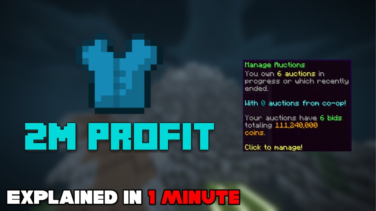 How to Auction House (/AH) Flip || Hypixel Skyblock - YouTube