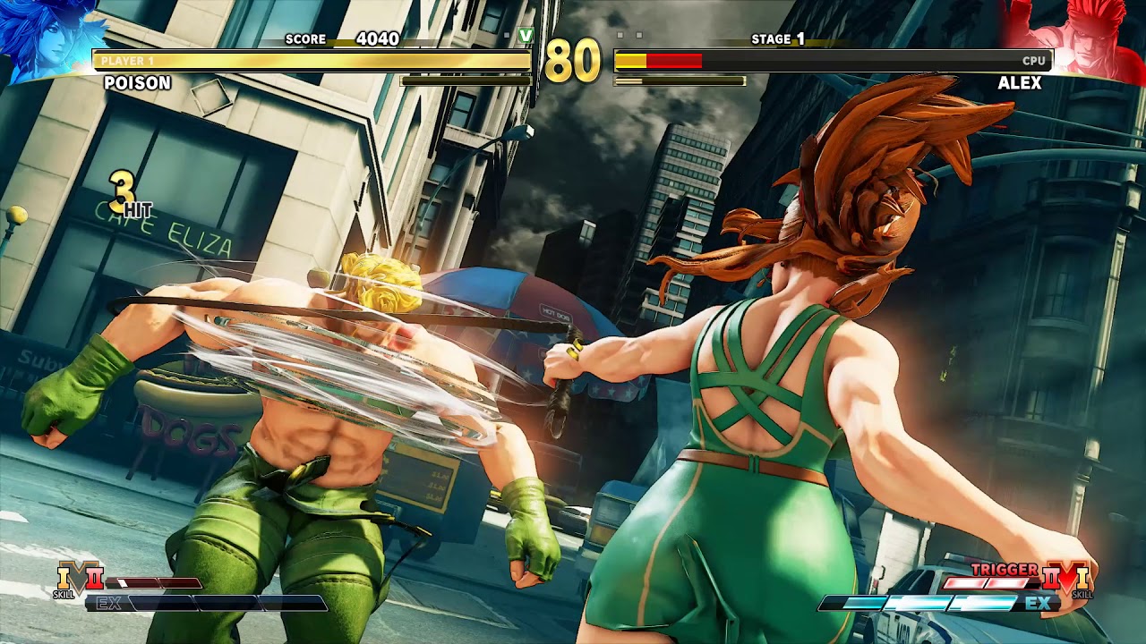 Street Fighter V Poison in arcade - YouTube