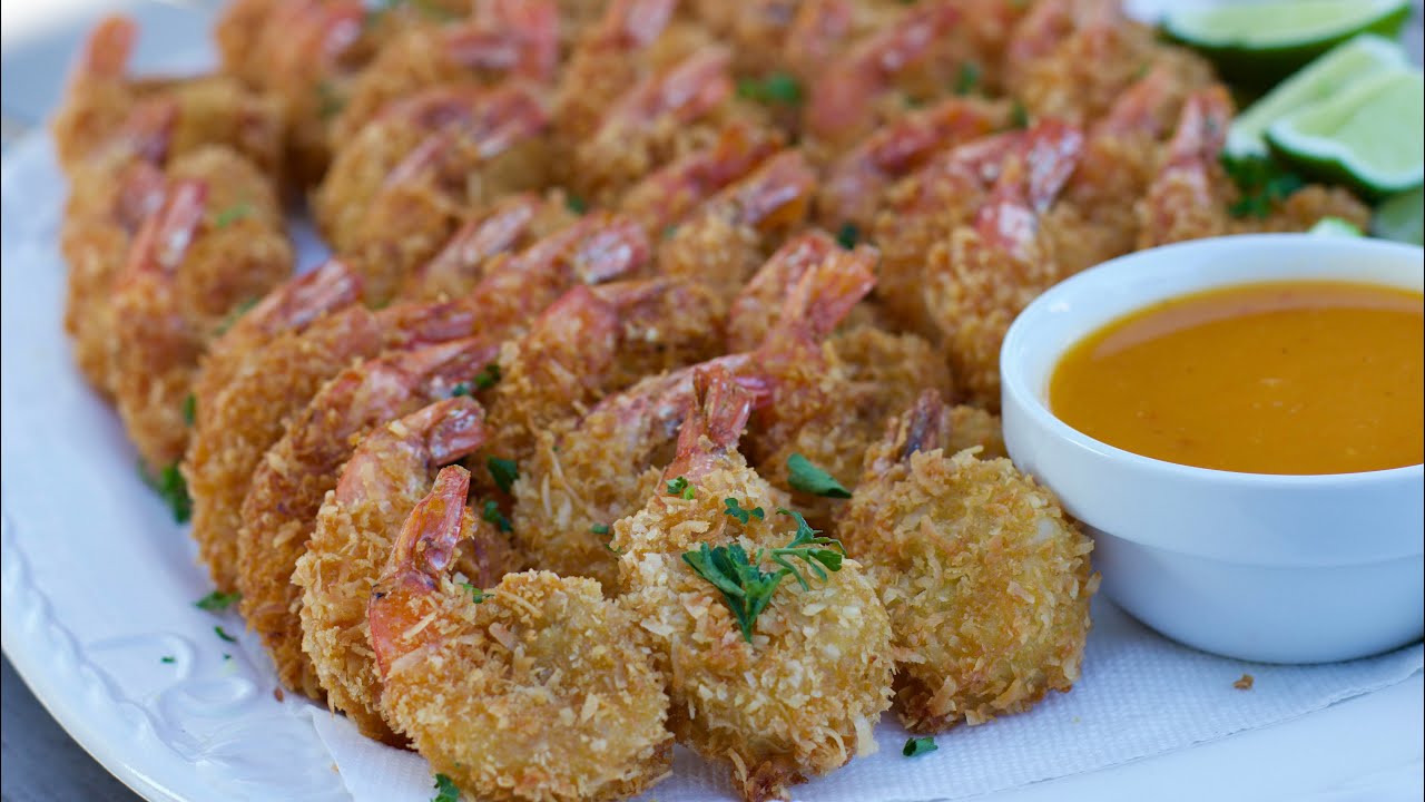 Crowd Pleasing Coconut Shrimp Recipe/ Holiday Appetizer Idea - YouTube