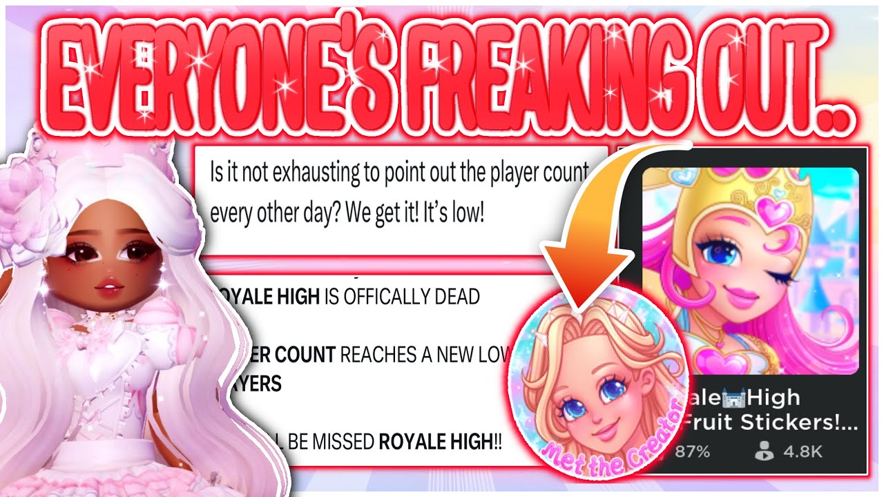 🗣️"Royale High's PLAYER COUNT Is LOW.." WE KNOW!!! 😭 #royalehigh - YouTube