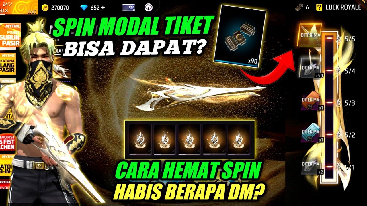 FIX HOKI‼️PAKAI CARA HOKI SPIN SG 2 GURUN PASIR | SPIN SG 2 TERBARU FF ...