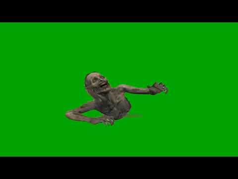 Zombie Green Screen video - YouTube