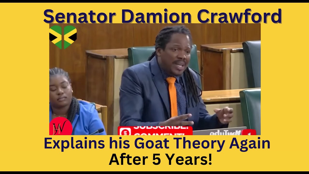 Senator Damion Crawford Explains His Goat Theory Again - YouTube
