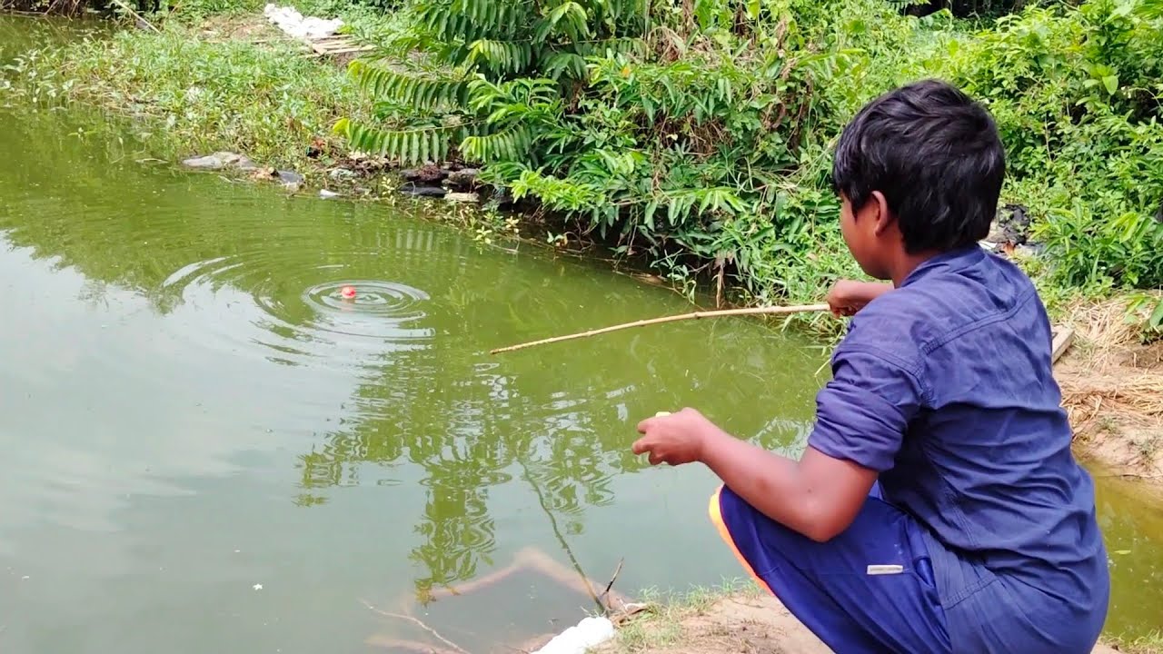 Fishing Video || Traditional Indian Village Fishing In The Pond ...