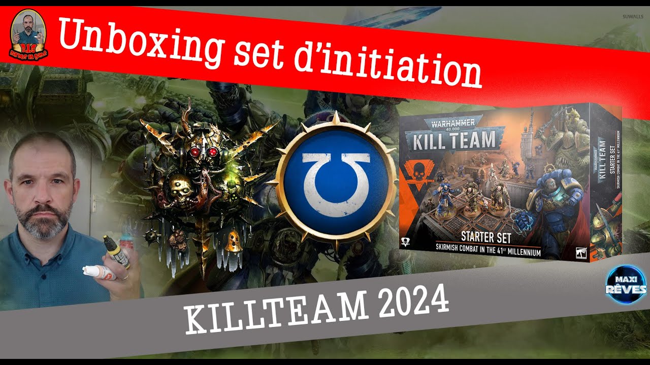 Unboxing du set d'initiation pour Kill Team V3 - YouTube