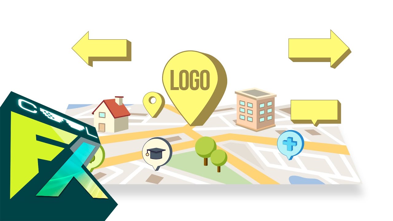 FREE LOCATION ICONS, GREEN SCREEN / C00L FX - YouTube