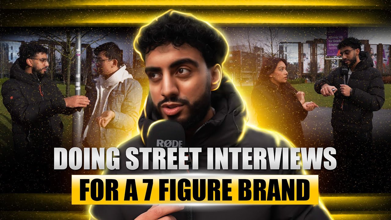 I Made Street Interview Ads For A 7 Figure Brand - YouTube