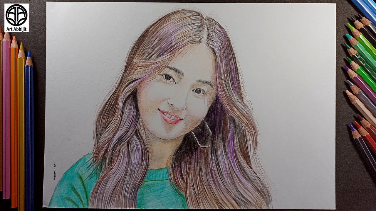 Drawing beautiful Nancy Momoland | Nancy | Draw Nancy - YouTube