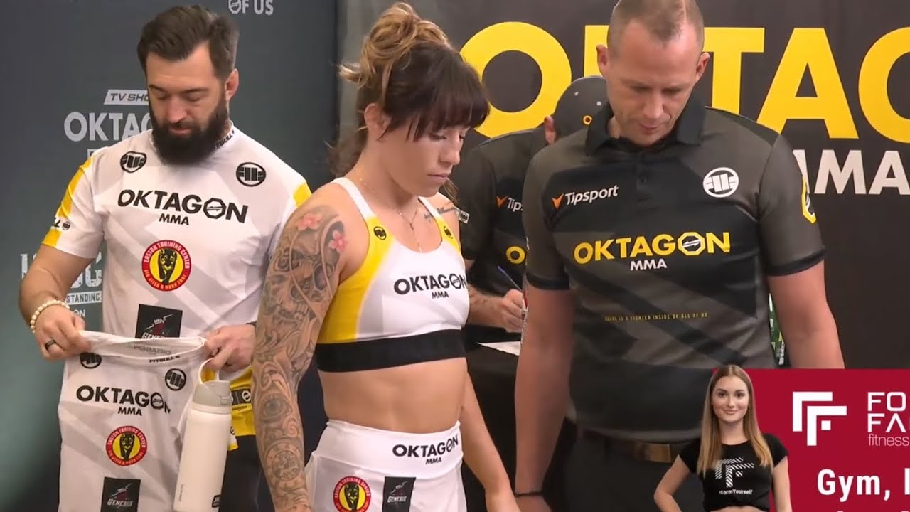 Magdaléna Šormová vs. Mallory Martin - Official Weigh-ins - (OKTAGON 51 ...