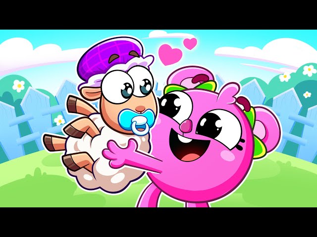 Baa Baa Baby Lamb Song 🐑🎵A New Friend😻 Funny Kids Songs🐱🐨🐰🦁 And Nursery ...