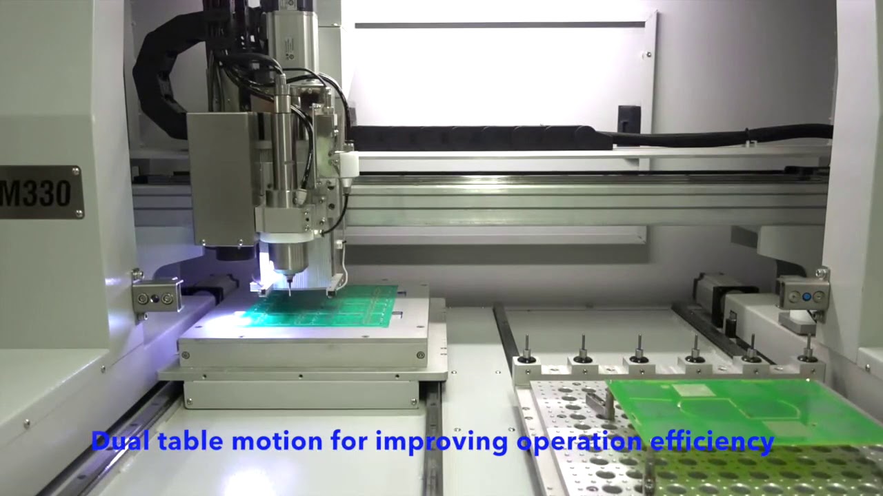 GENITEC PCB Separator/PCB Router Machine(GAM330) - YouTube