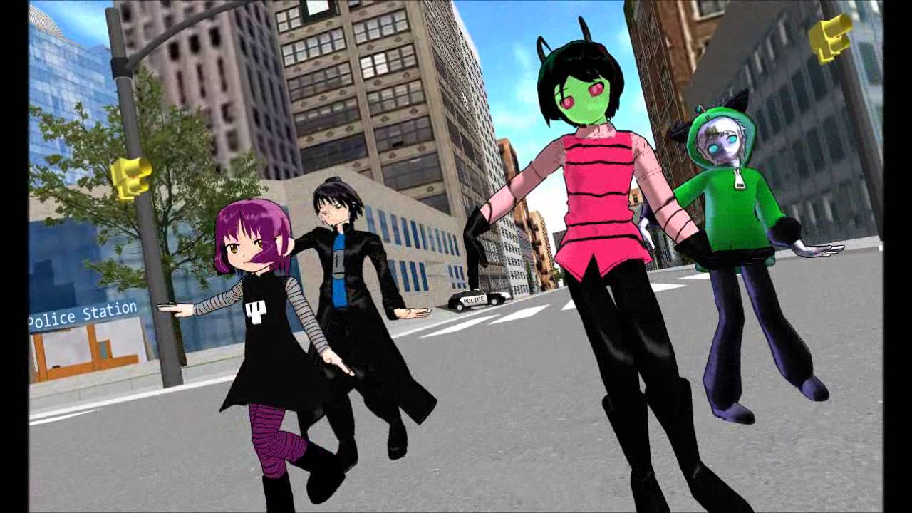 MMD Invader Zim Pokerface - YouTube
