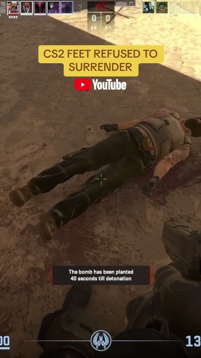 CS2 FEET REFUSED TO SURRENDER #cs2 #csgo #cs2shorts #cs2clips #clipscsgo #shortscs2 # ...