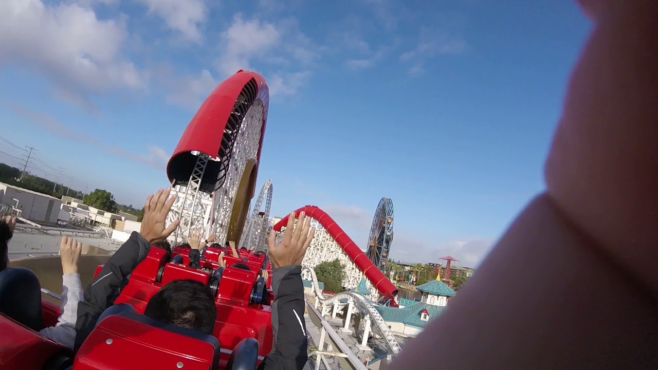 Incredicoaster roller coaster at Disney's California Adventure NOV 2018 ...