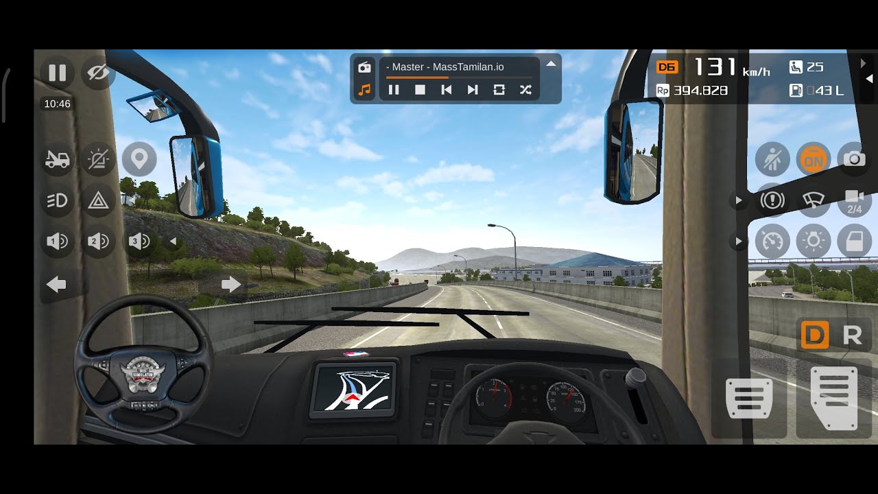 Bus Driving with songs Game Indonesia Part 1 | India route Passenger ...