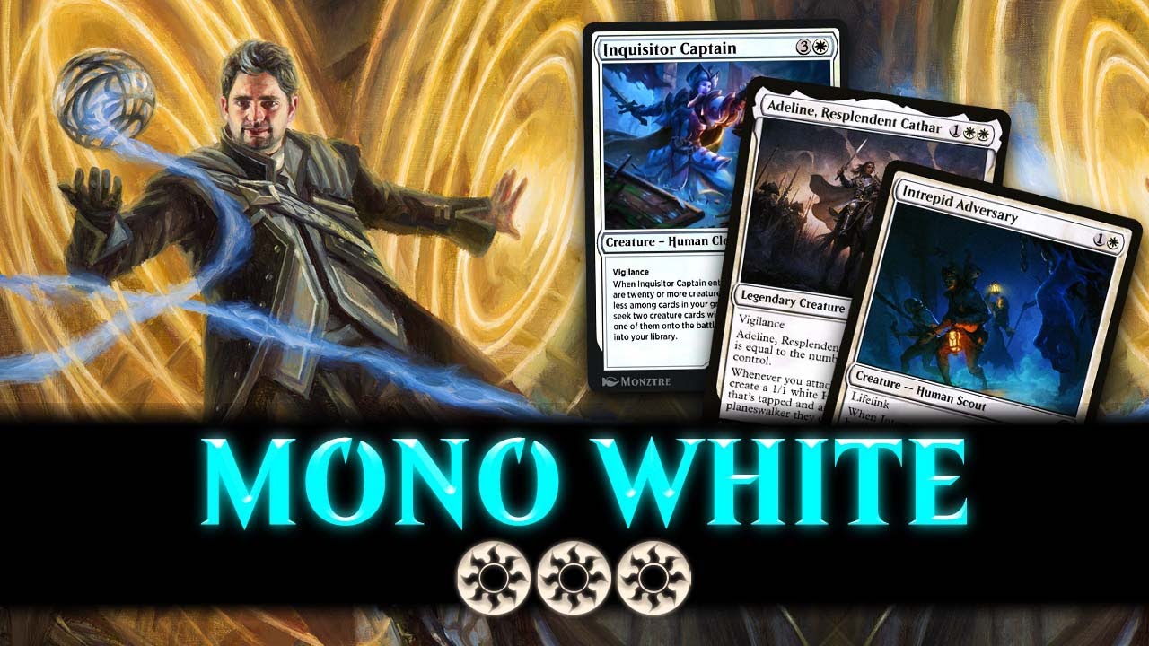 ☀️☀️☀️ Mono White Aggro! [MTG Arena Ranked Alchemy] 2022 - YouTube