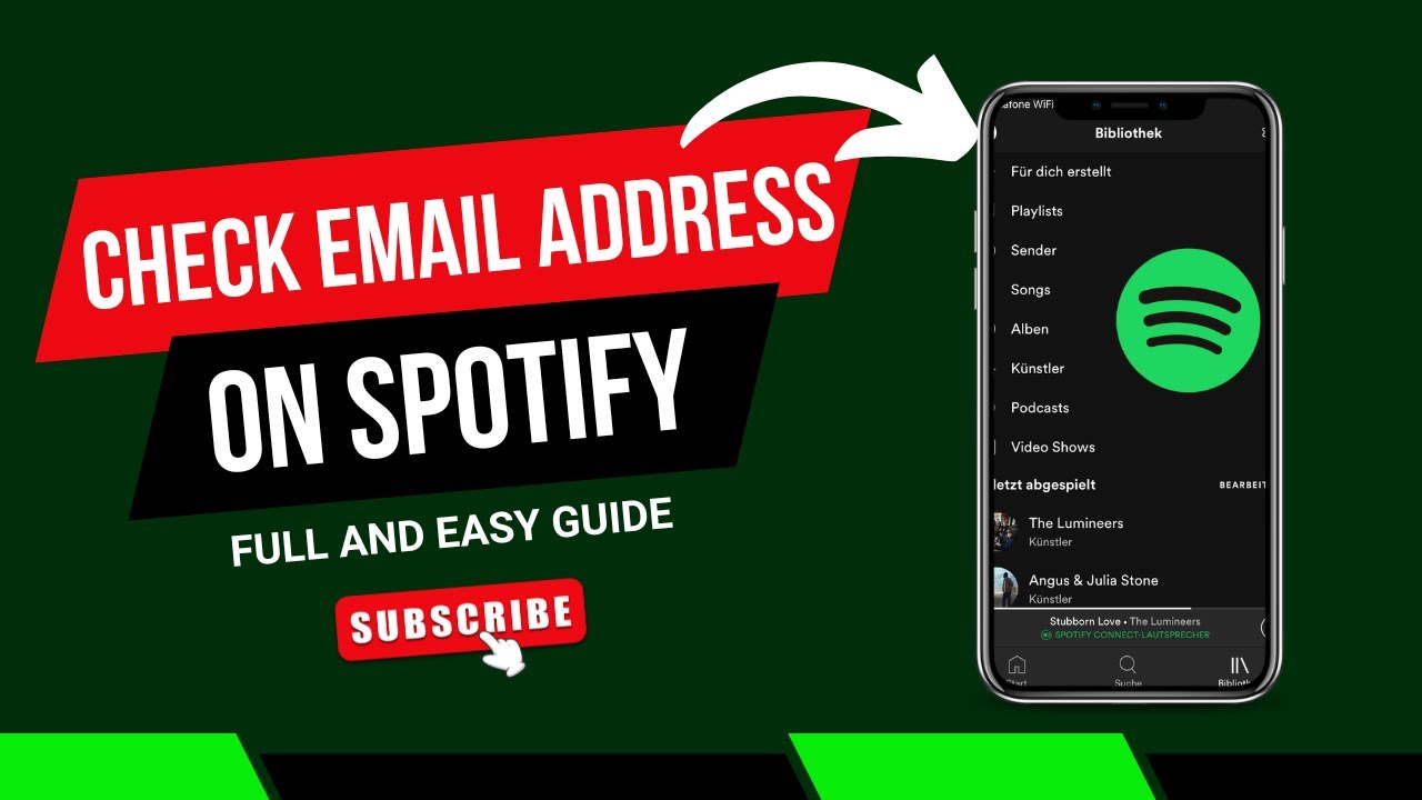 How To Check Email Address On Spotify - YouTube