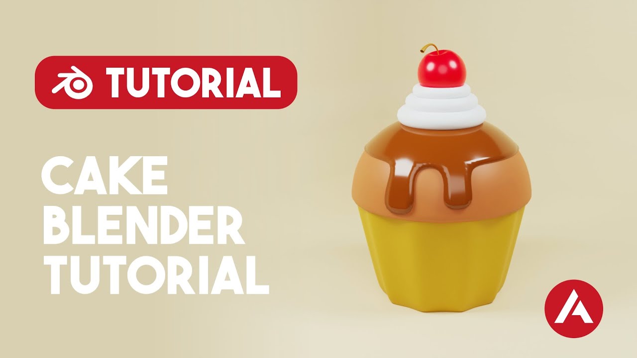 Blender 3D Beginner Tutorial : Chocolate Cake - YouTube