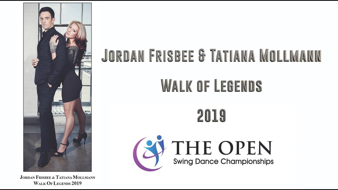 Jordan Frisbee and Tatiana Mollmann WALK OF LEGENDS West Coast Swing ...