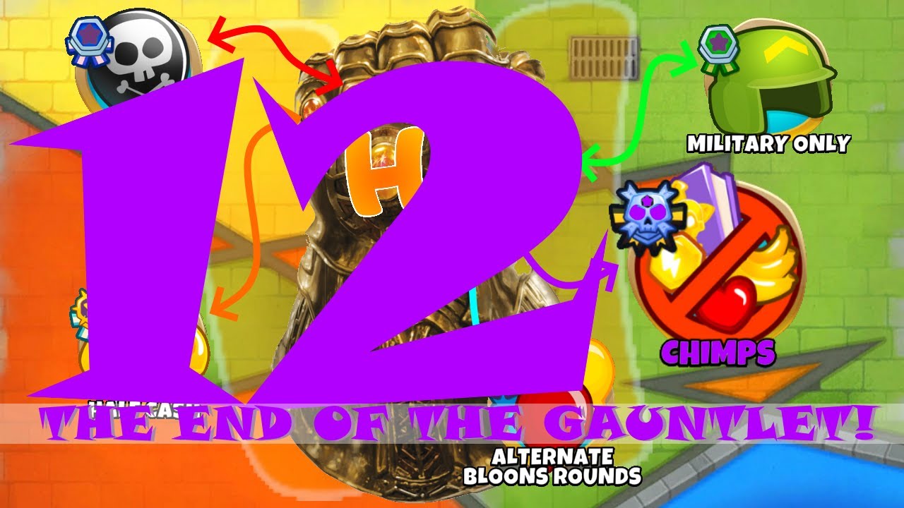 The BTD6 Gauntlet Part 12: CHIMPS - YouTube
