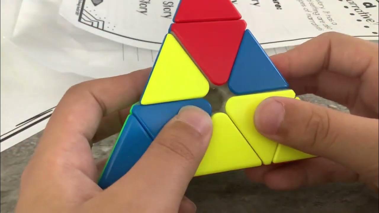 How to solve a pyramix cube. - YouTube