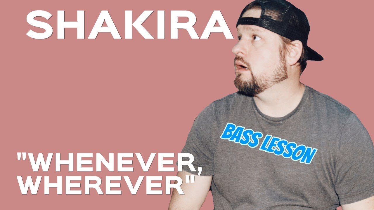 Shakira "Whenever, Whatever" - Bass Cover - YouTube