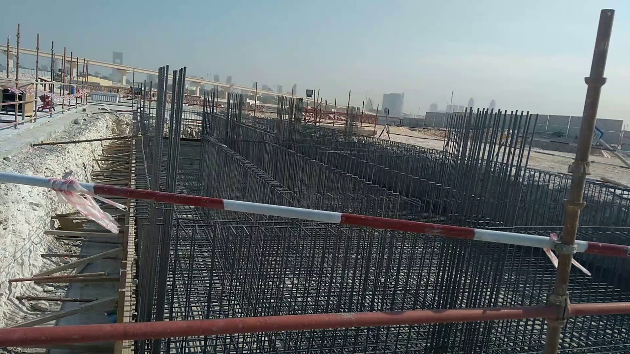 Reinforcement steel for sub statation - YouTube