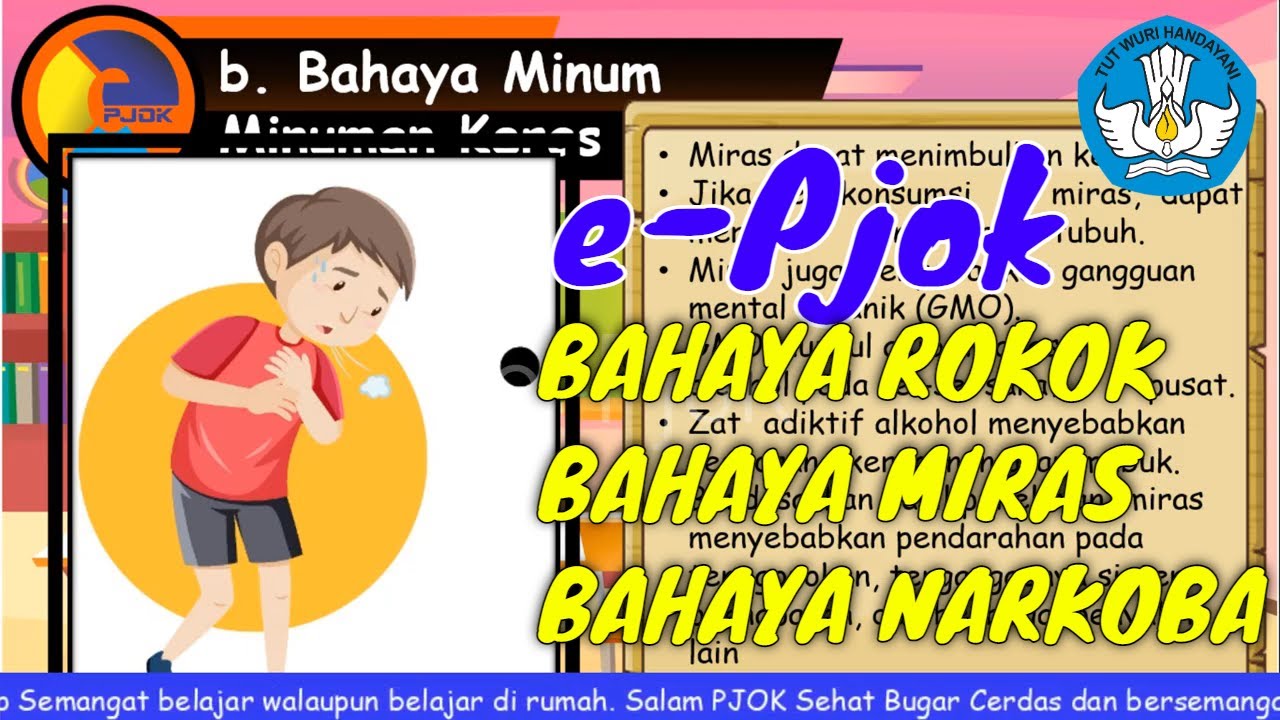 PJOK KELAS 5 BAHAYA ROKOK MIRAS DAN NARKOBA - YouTube