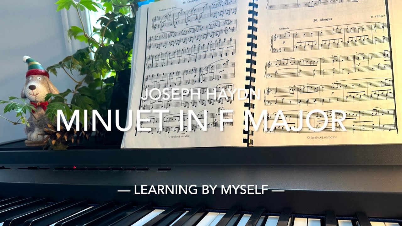 Piano - Minuet in F Major, Joseph Haydn - YouTube