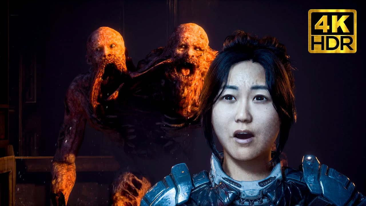 TWO HEAD MONSTER Appears | The Callisto Protocol | 4K HDR Gameplay ...