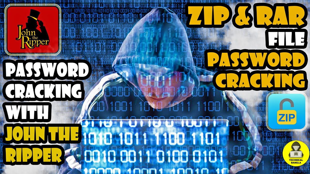 ZIP & RAR File Password Cracking with John the Ripper | Kali Linux | Technical Bangla - YouTube