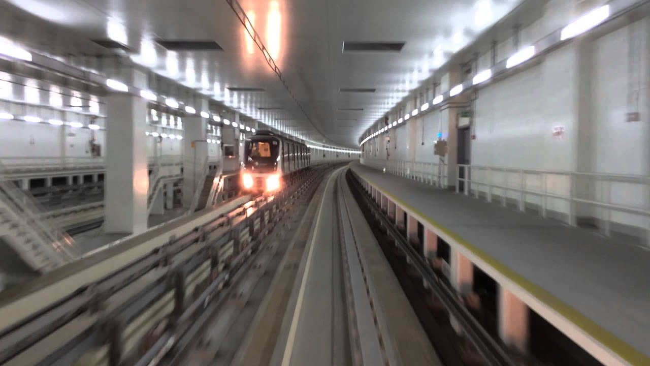 Dubai Airport Skytrain T3 to A-concourse full ride - YouTube