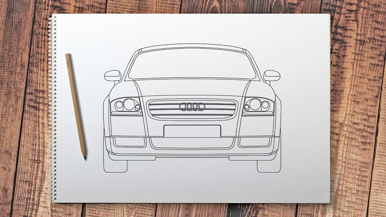 How to Draw A Audi TT MK1 - YouTube