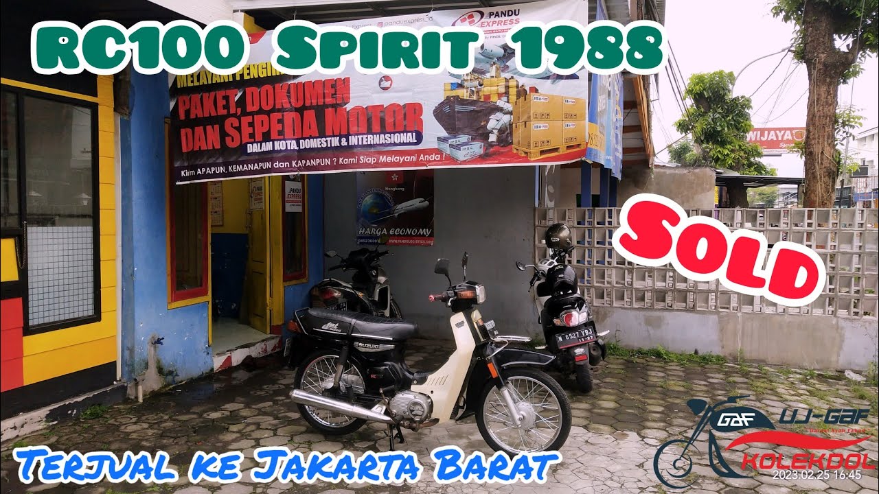 TERJUAL SUZUKI RC100 SPIRIT 1988 KE JAKARTA BARAT, DIKIRIM VIA PANDU ...