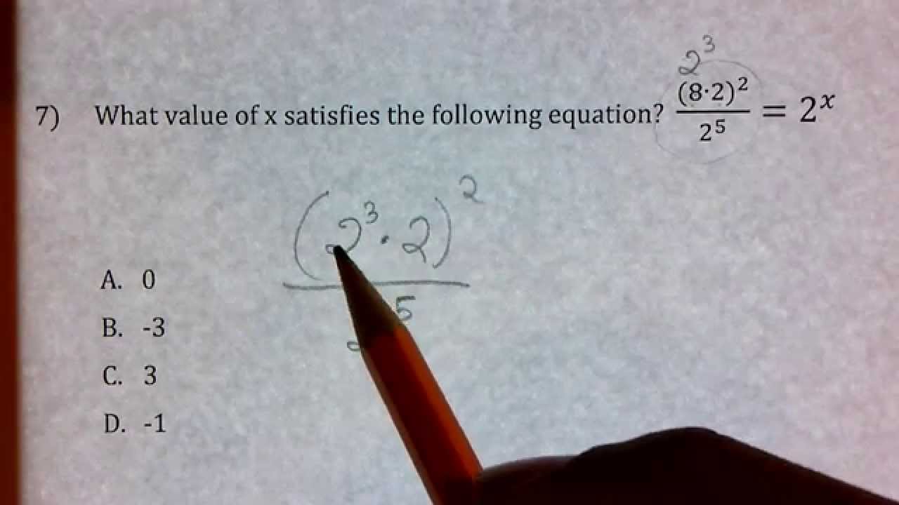 #7 Rewrite exponential expressions with the same base - YouTube