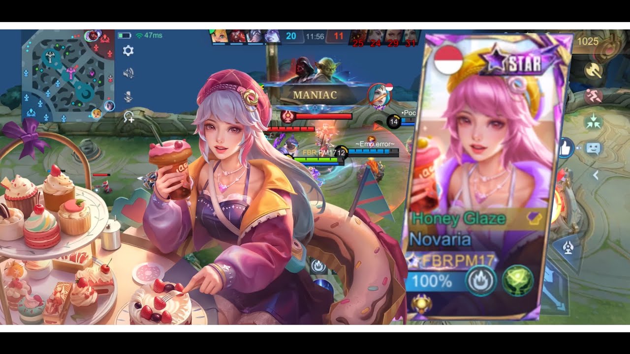 NOVARIA MID LANE !! GAMEPLAY NOVARIA !! TOPGLOBAL NOVARIA !! MOBILE ...